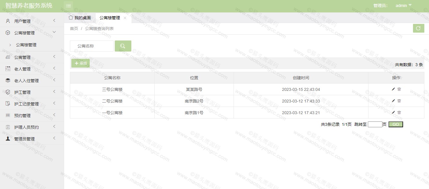 基于springboot的智慧养老系统